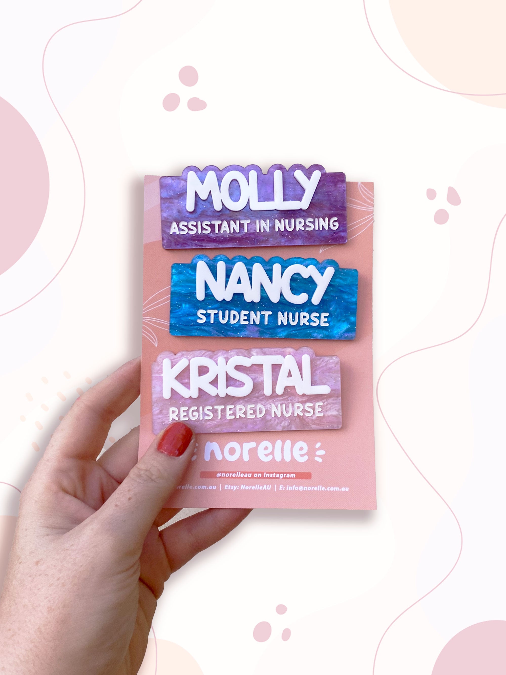 Personalised Work Name Badge