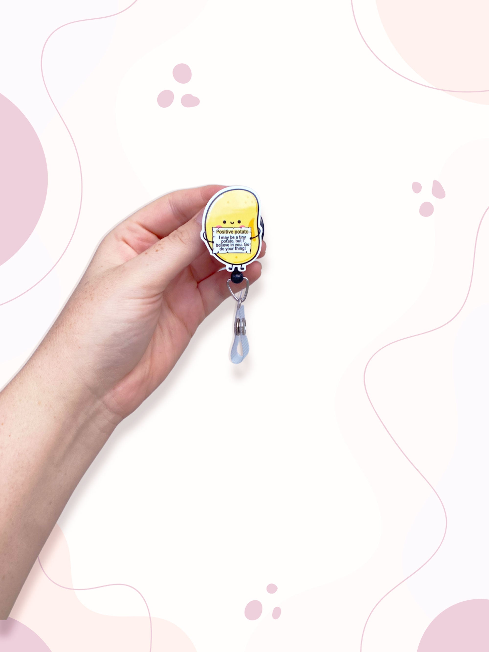 Positive Potato Nurse Badge Reel